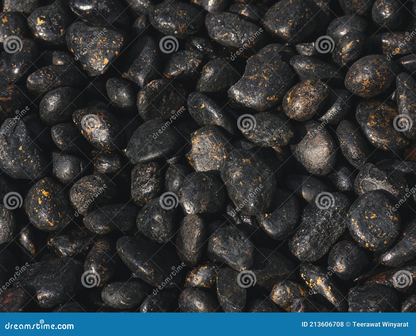Stone Pebbles Black Texture Nature Background Stock Photo - Image of ...