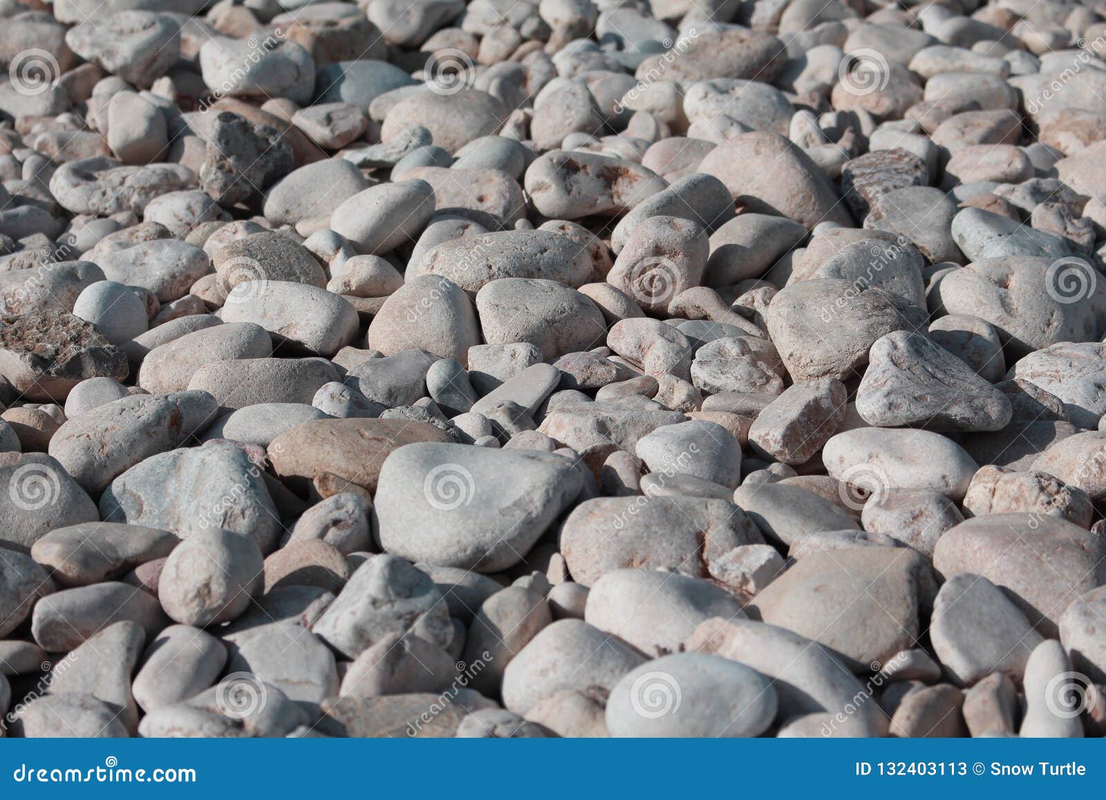 Stone Pebbles on the Ground Stock Image - Image of rough, texture ...