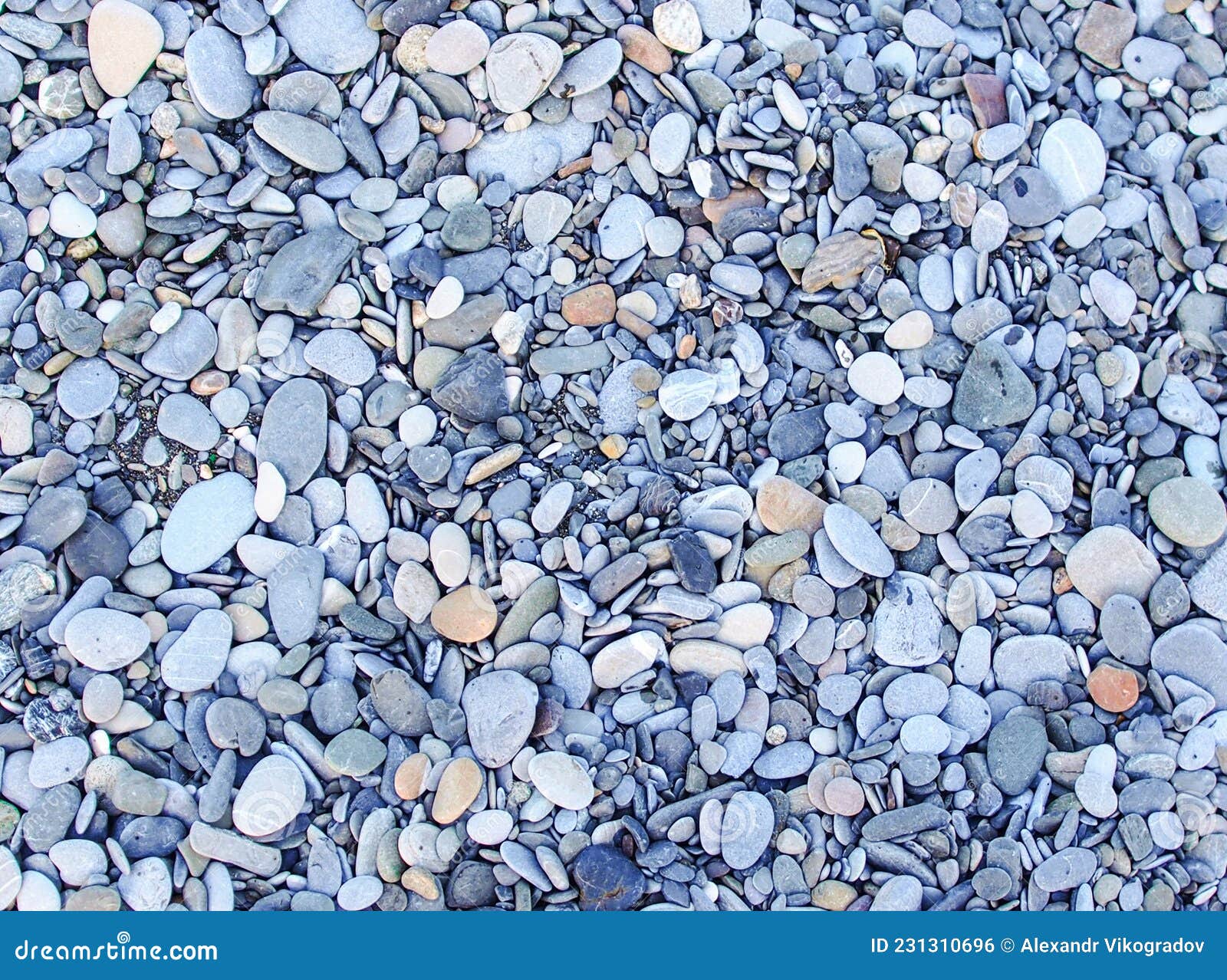 Scattering of Beach Pebbles Stock Photo - Image of pebble, background ...