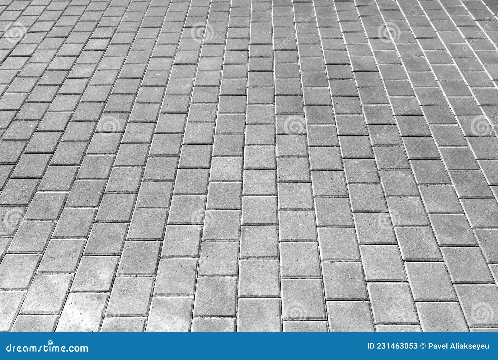 Stone Pedestrian Walkway Patter in Black and White Stock Image - Image ...