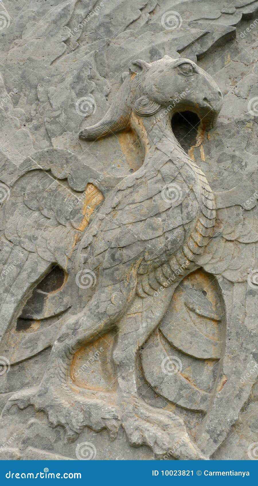 Stone pheonix at songling stock image. Image of tourist - 10023821