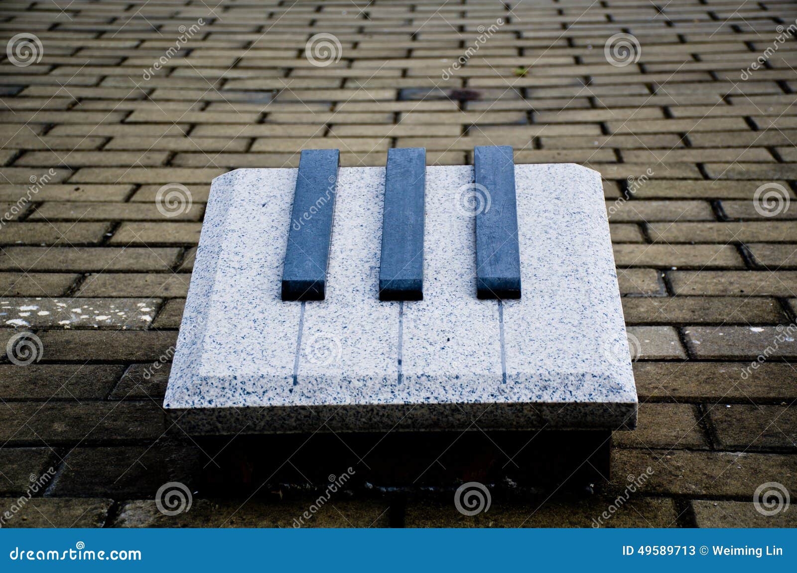 Stone for the piano keys stock image. Image of pianist - 49589713