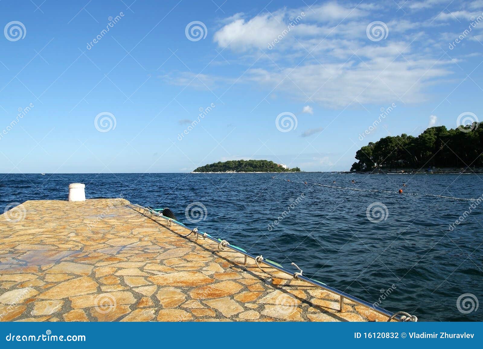 STONE Pier for Boats and Yachts Stock Photo - Image of pier, moody ...