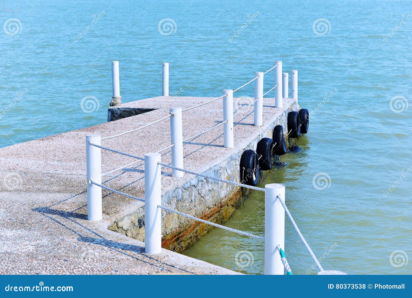 Stone pier stock photo. Image of dock, cruise, pier, leisure - 80373538