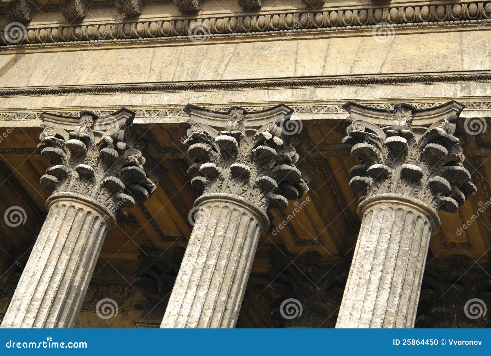 Stone Pilasters stock photo. Image of cathedral, architecture - 25864450