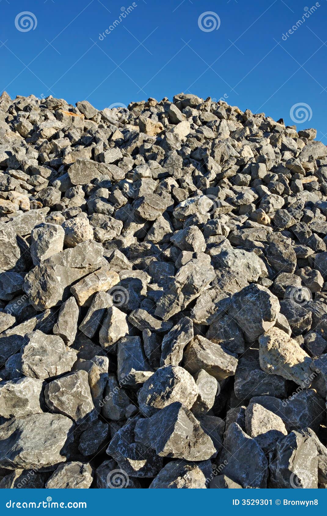 Stone Pile stock image. Image of blue, pile, background - 3529301