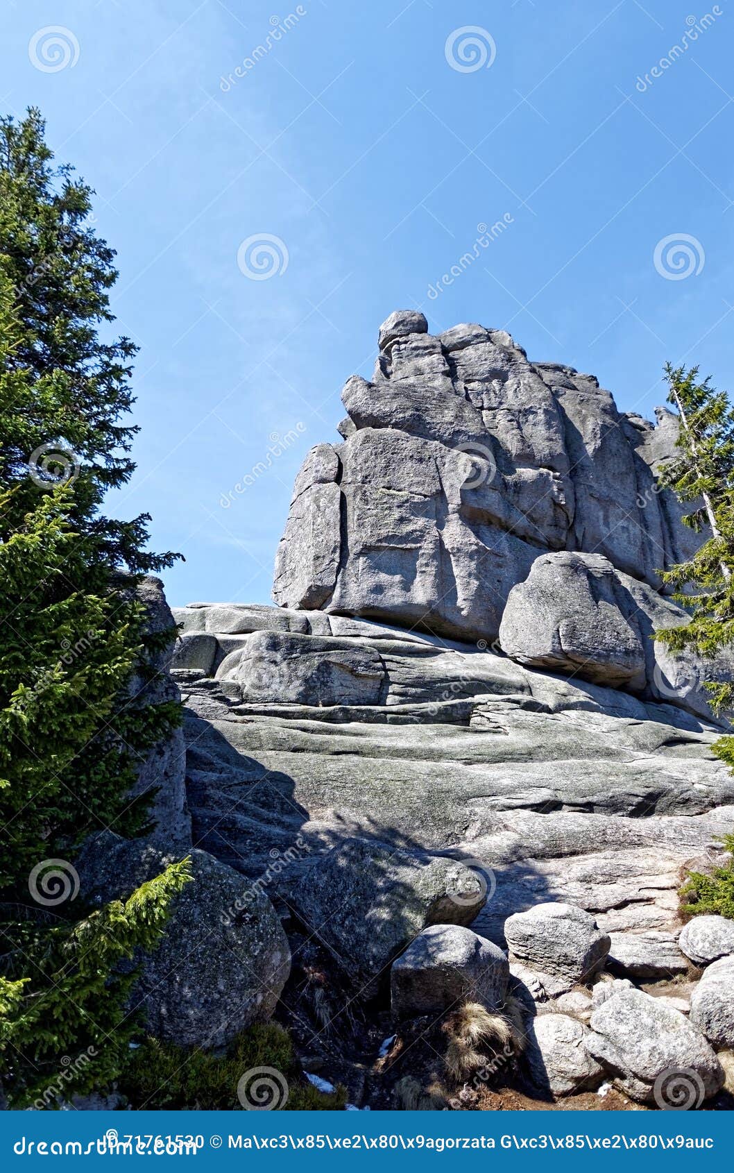 Stone piligrims stock photo. Image of pilgrims, natural - 71761530