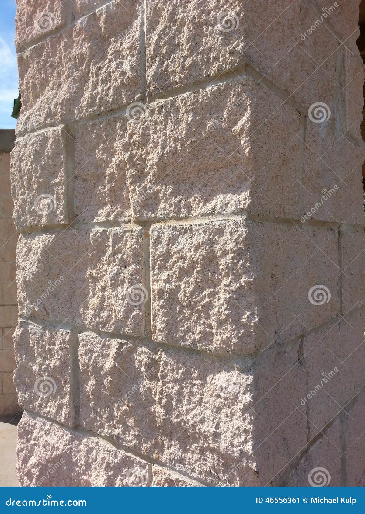 Stone pillar stock image. Image of stone, pillar, masonry - 46556361