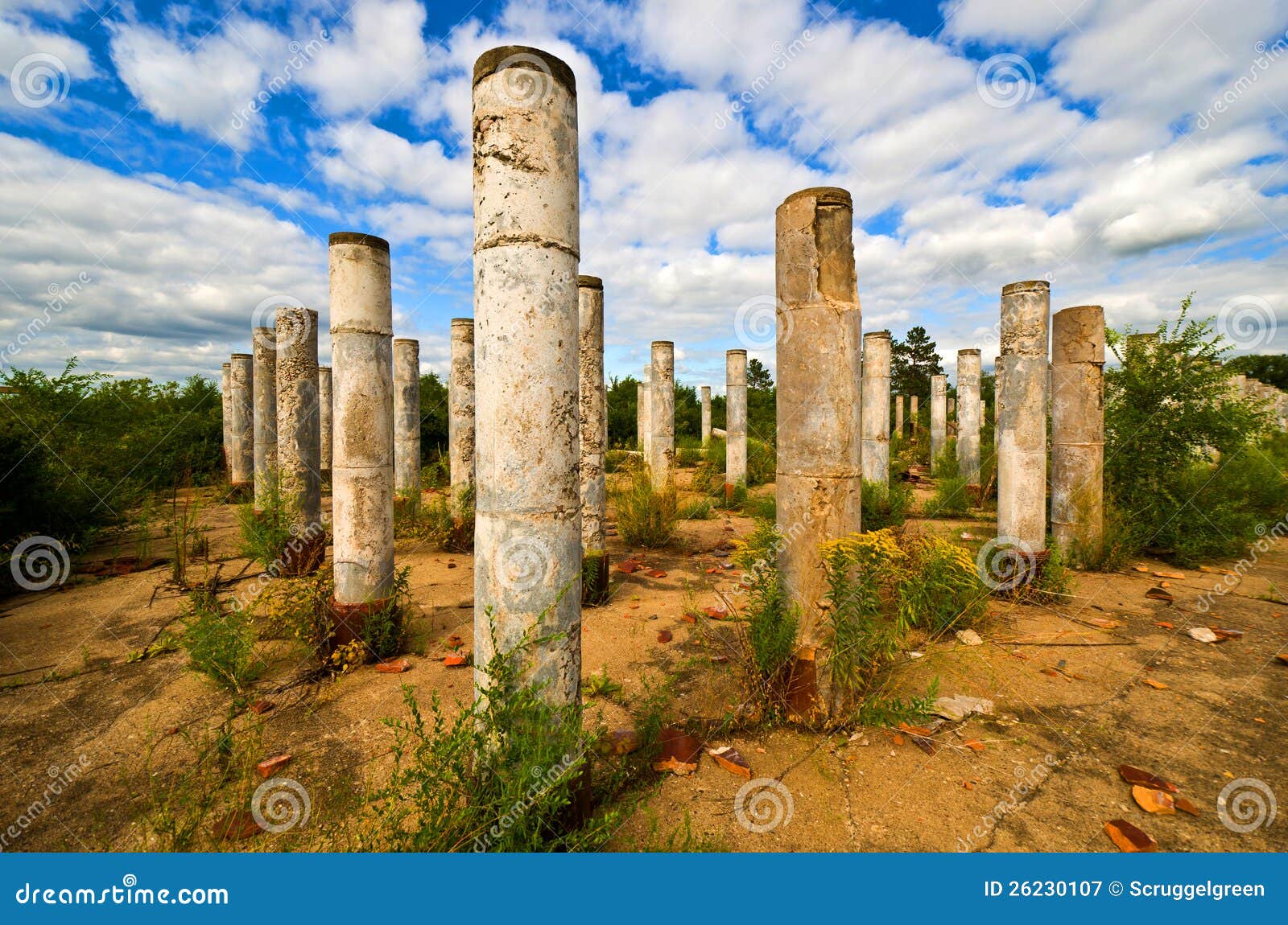 Stone Pillars stock image. Image of aged, history, abandoned - 26230107