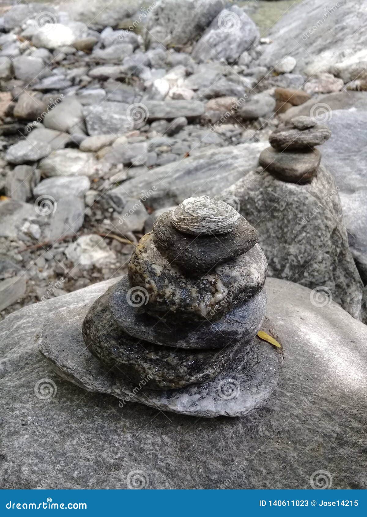 Stone pillars stock image. Image of rock, calm, stones - 140611023