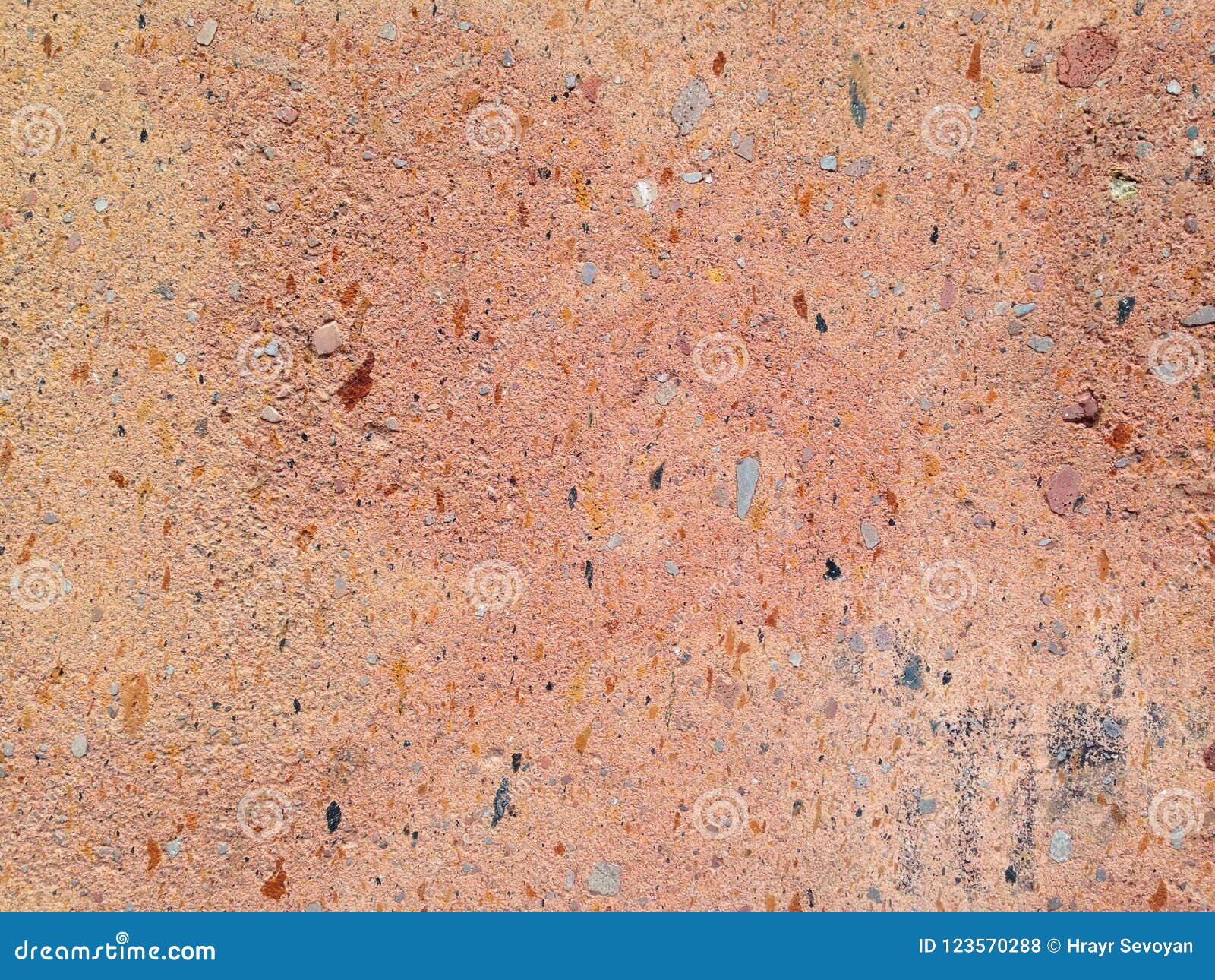 Pink Tuff Natural Mountain Stone Stock Photo - Image of special ...