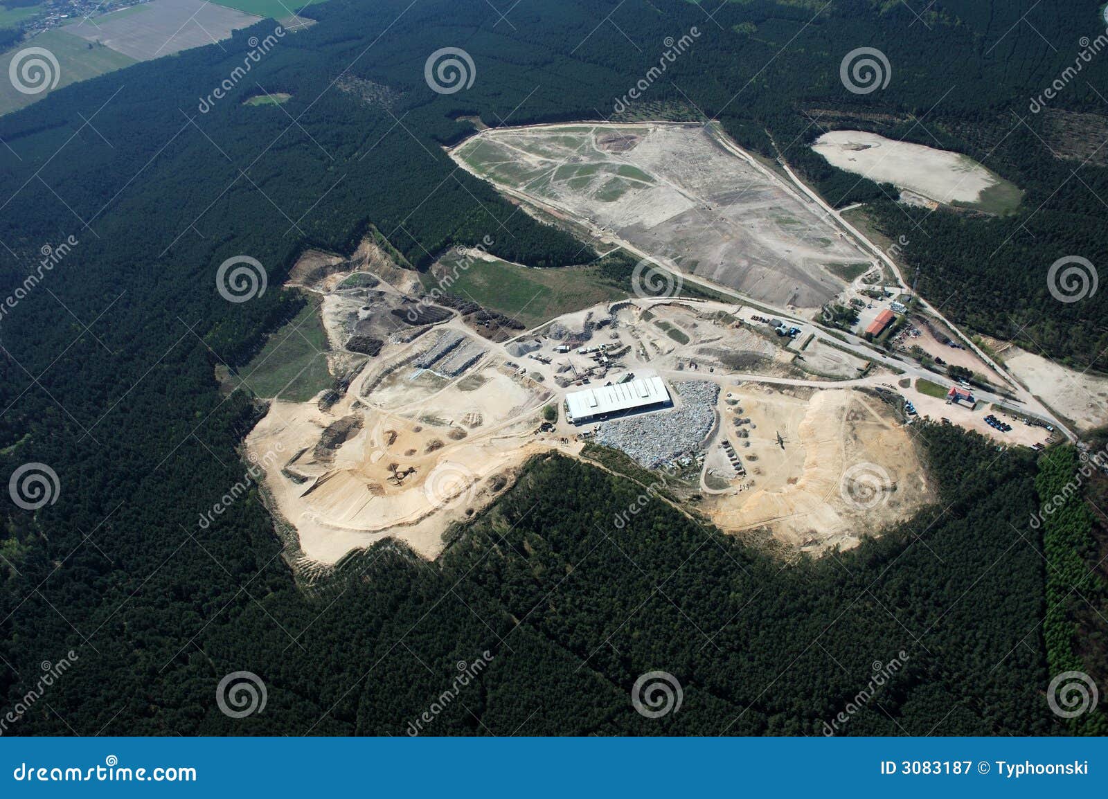 Stone pit stock image. Image of quarry, industry, industrial - 3083187