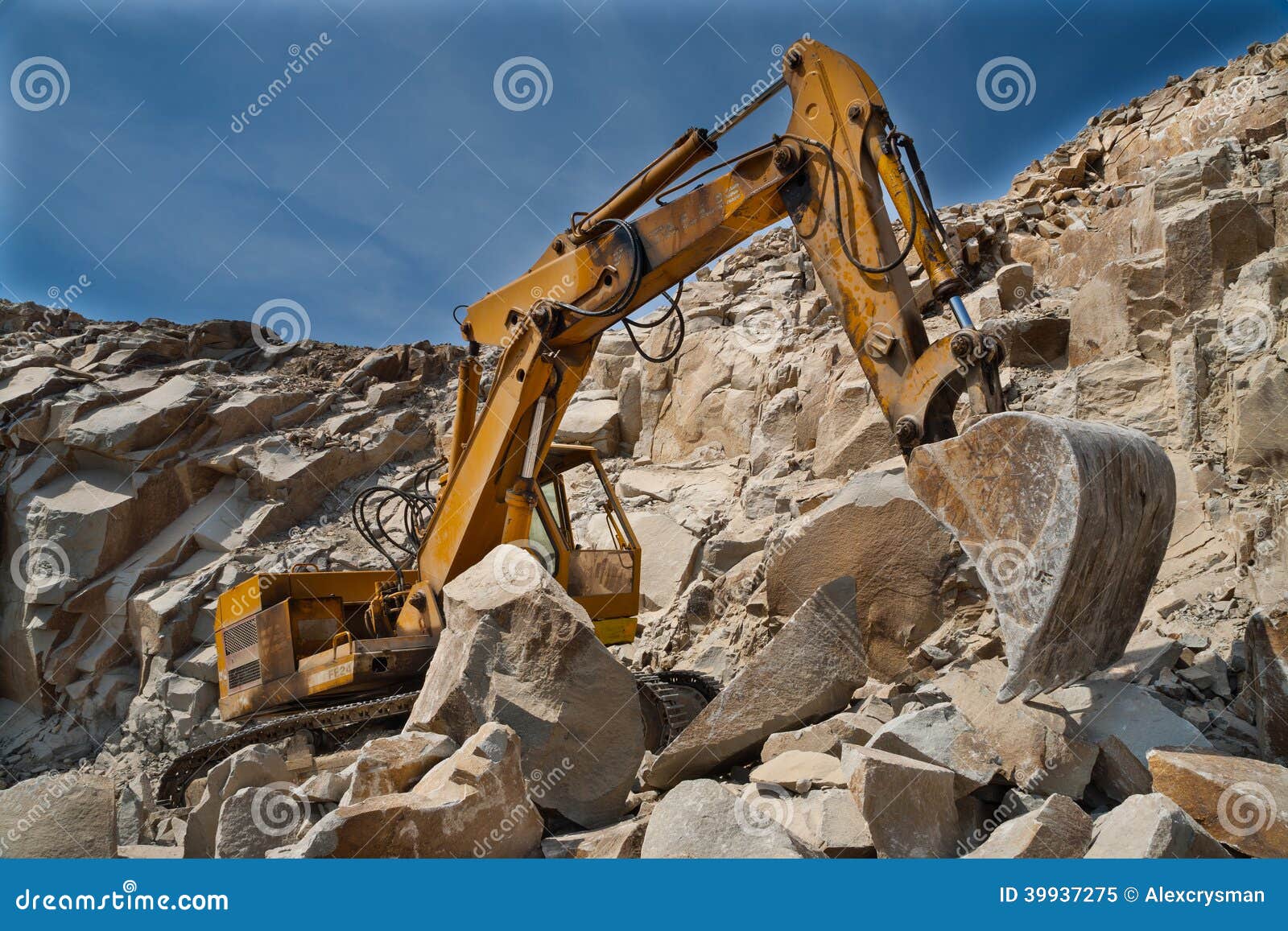 Stone pit - Quarry stock image. Image of technology, landscape - 39937275