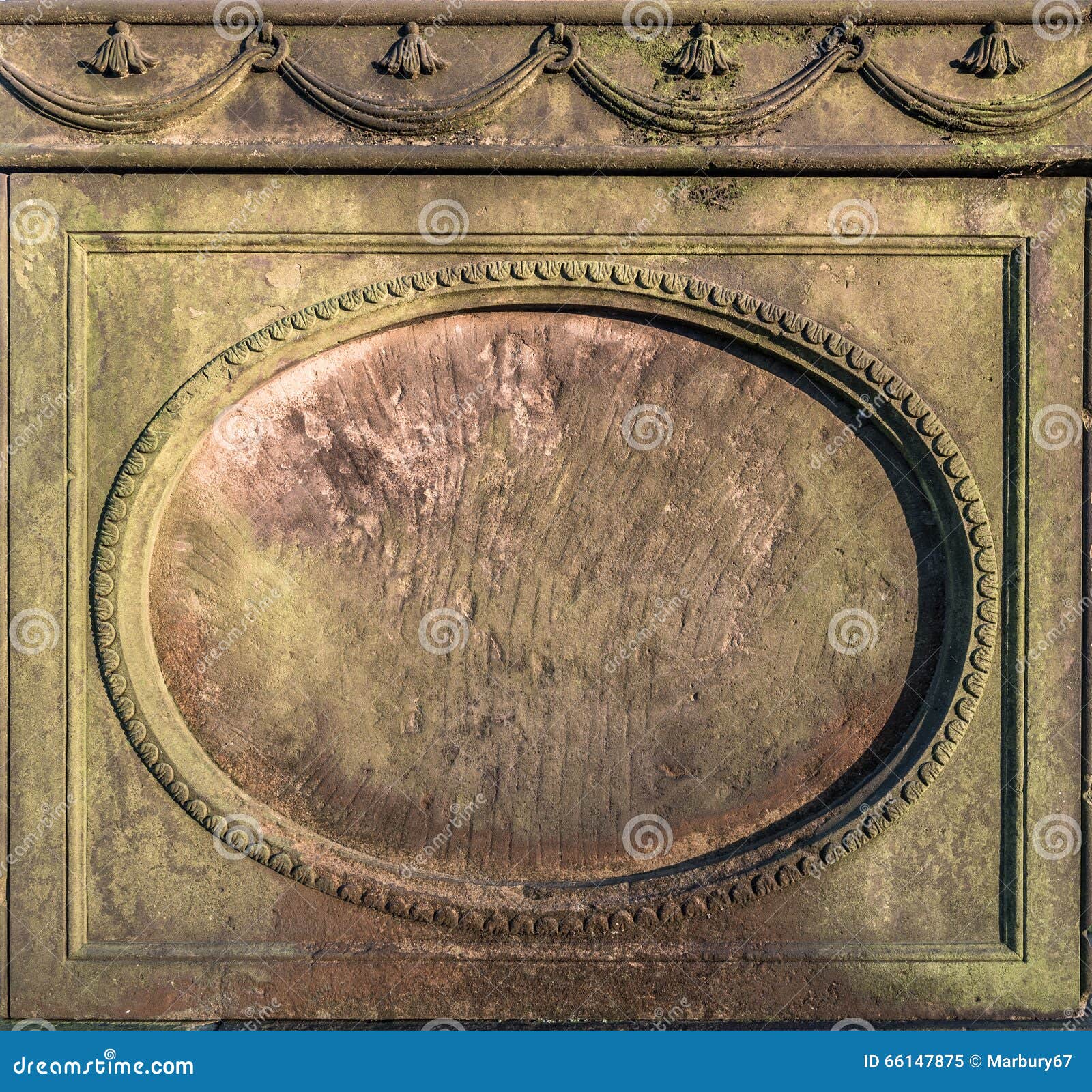 Stone Plaque stock image. Image of crumbling, decorative - 66147875