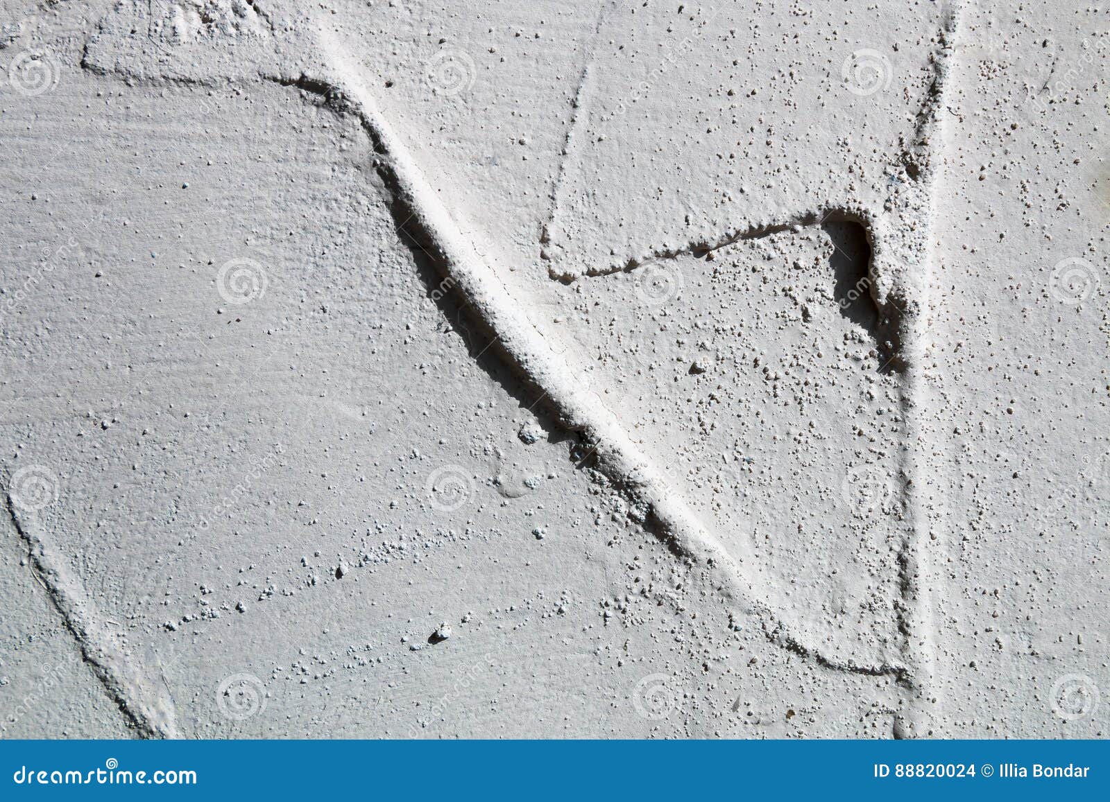 Stone Plaster Wall Background and Texture Style. Smears on a Concrete ...