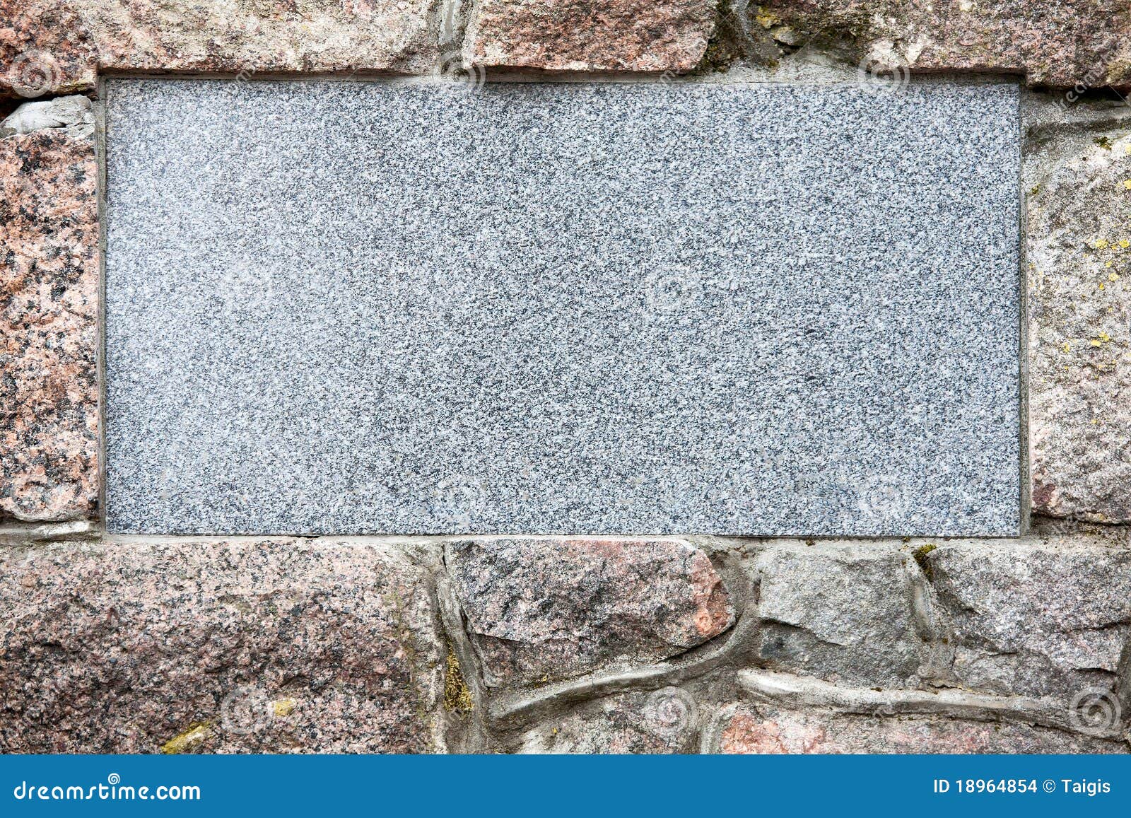 Stone plate stock photo. Image of banner, green, brown - 18964854