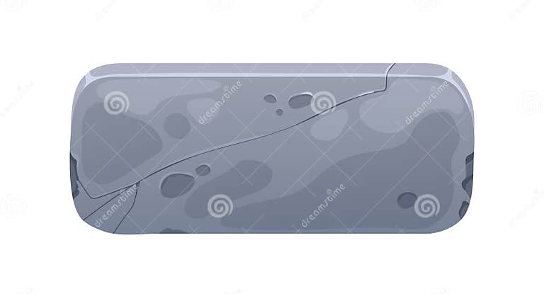 Stone Plate, Panel for Gui Design. Metal Rough Old Rectangle Board for ...