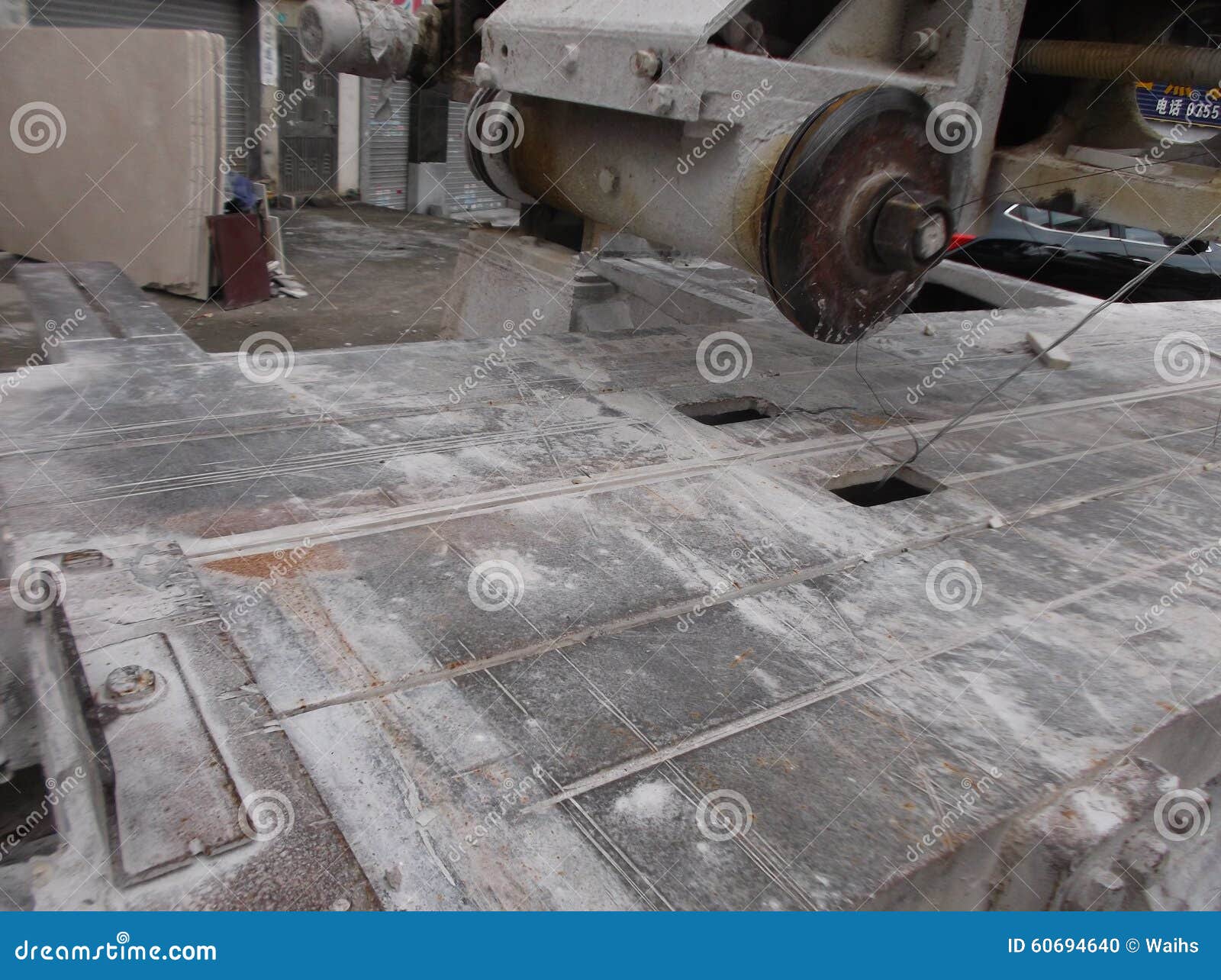 Stone processing machinery editorial image. Image of equipment - 60694640