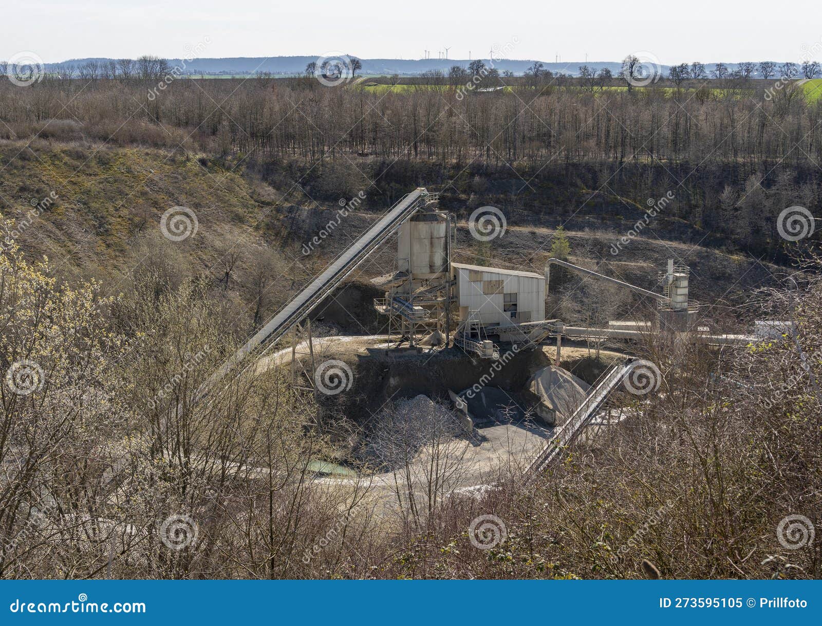 Stone processing plant stock image. Image of processing - 273595105