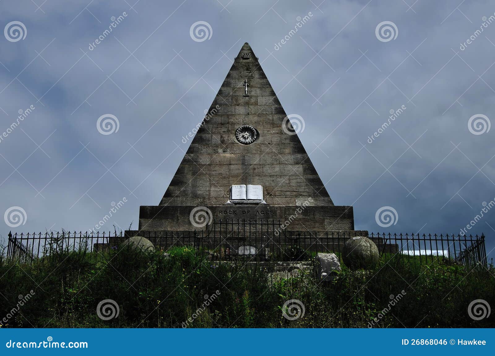 Stone pyramid monument stock photo. Image of autumn, colorful - 26868046