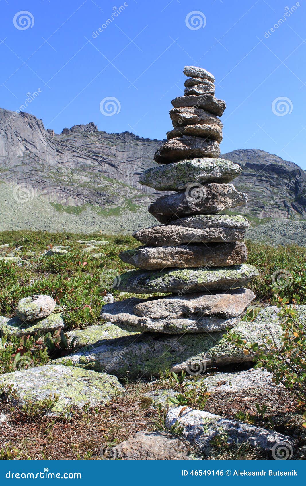 Stone pyramid stock photo. Image of tourism, green, stones - 46549146