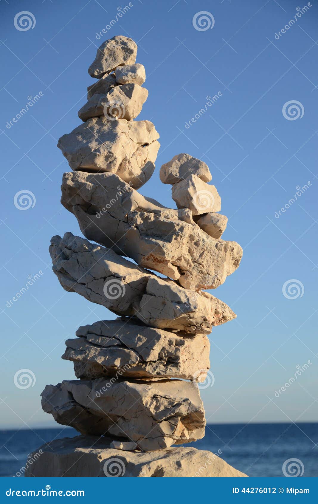 Stone pyramid stock photo. Image of pyramid, smooth, serenity - 44276012