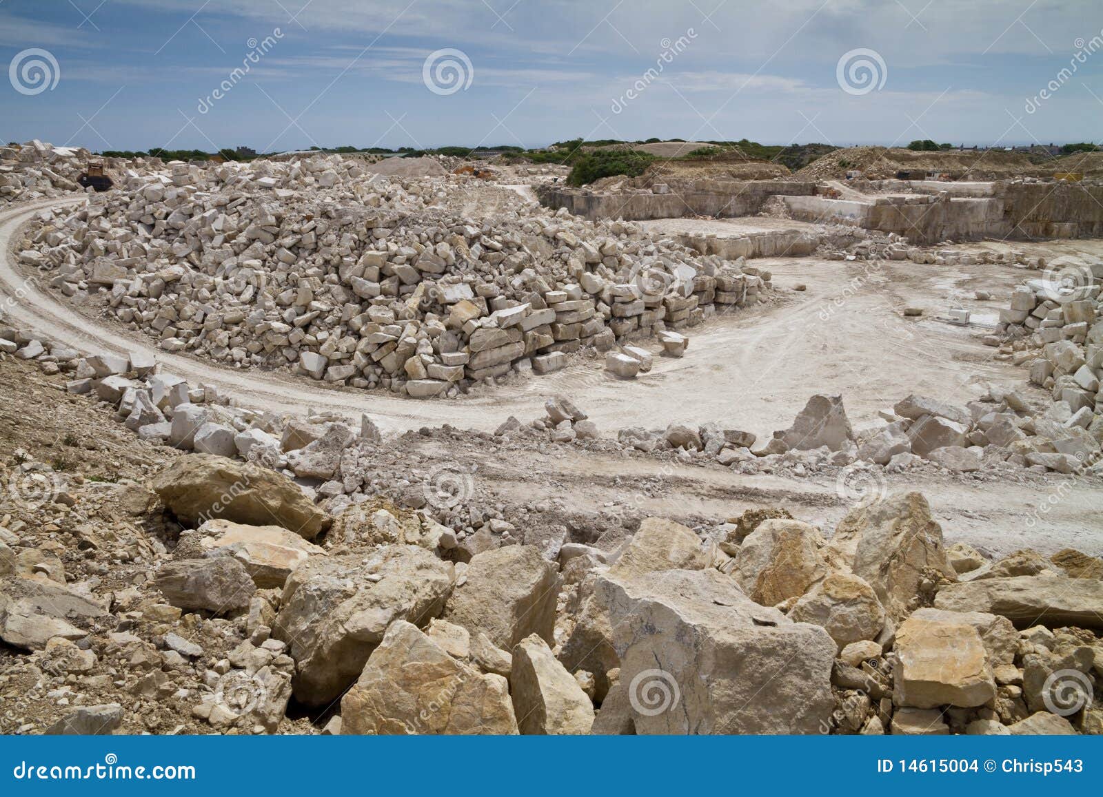 Stone Quarry stock photo. Image of quarry, industrial - 14615004
