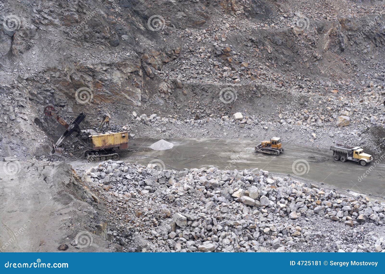 Stone quarry stock image. Image of mineral, dirt, quarry - 4725181