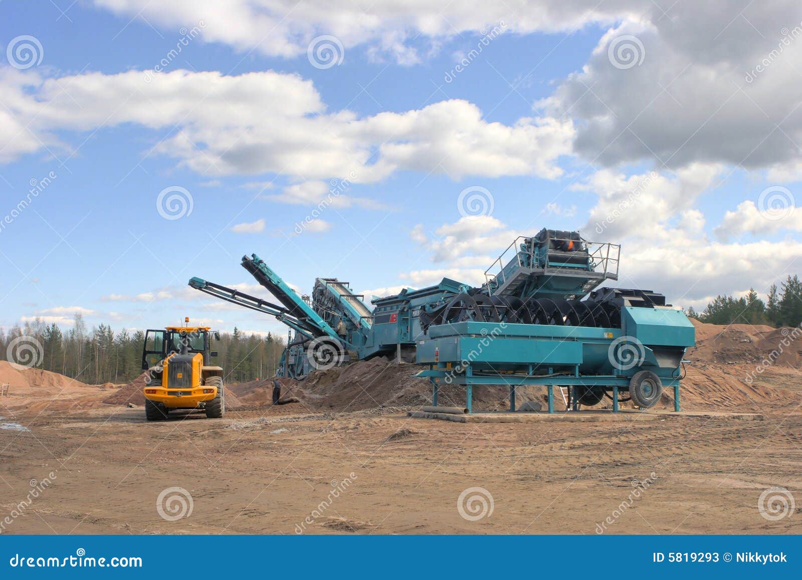 Stone quarry stock image. Image of gravel, making, building - 5819293