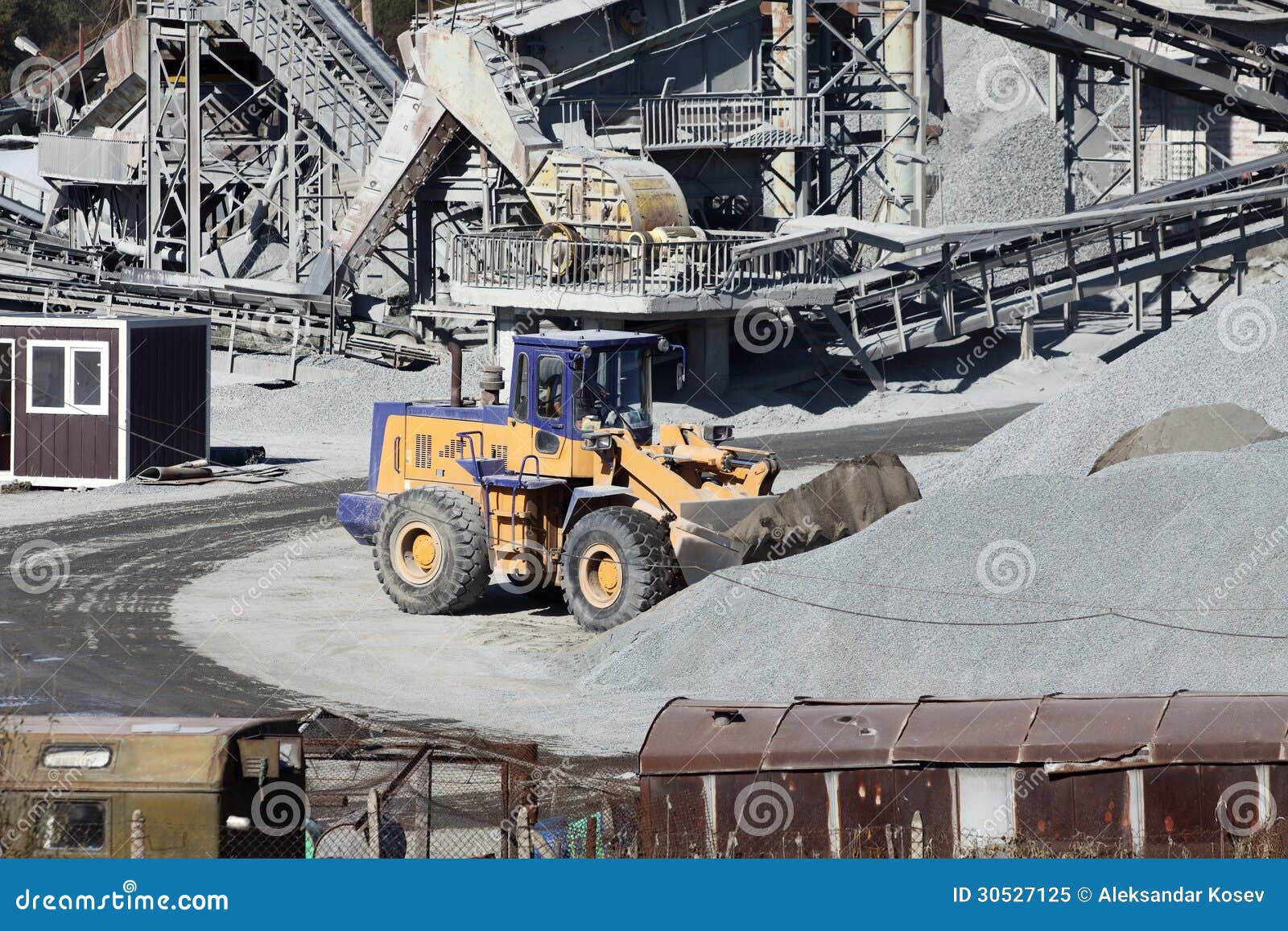Stone quarry stock image. Image of industry, industrial - 30527125