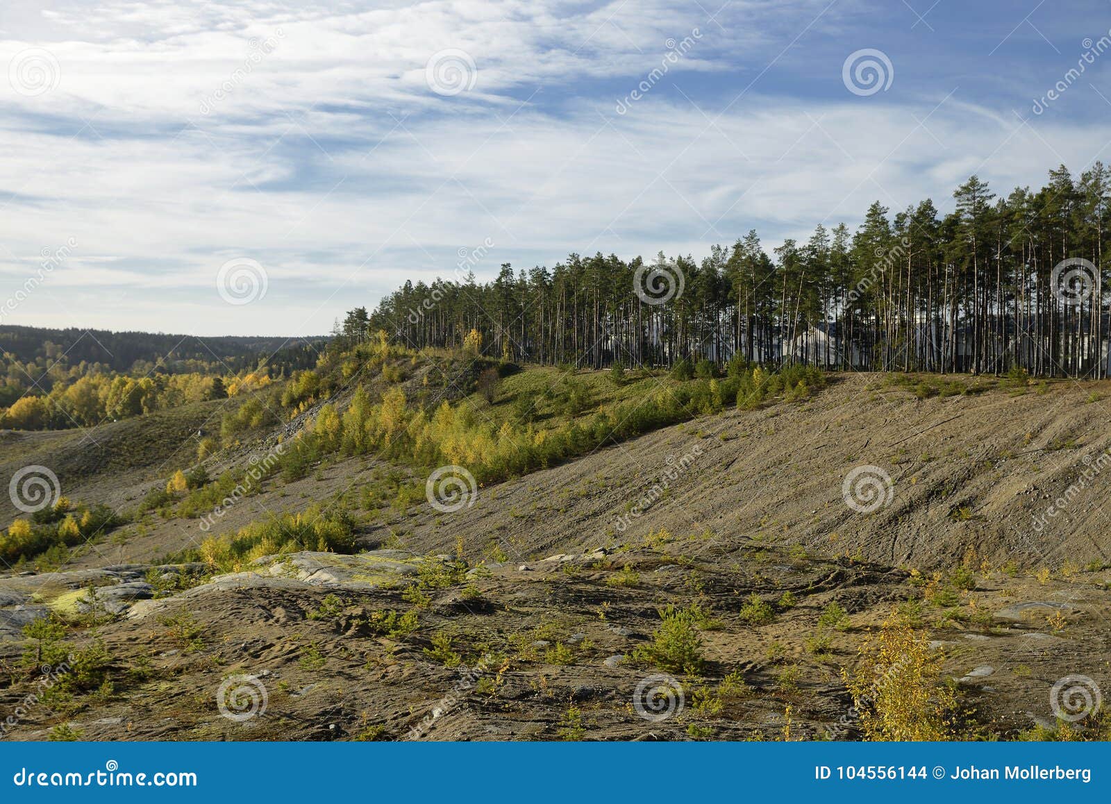 Stone quarry landscape stock photo. Image of nature - 104556144