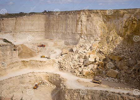 Stone quarry stock photo. Image of extracted, excavation - 30490928