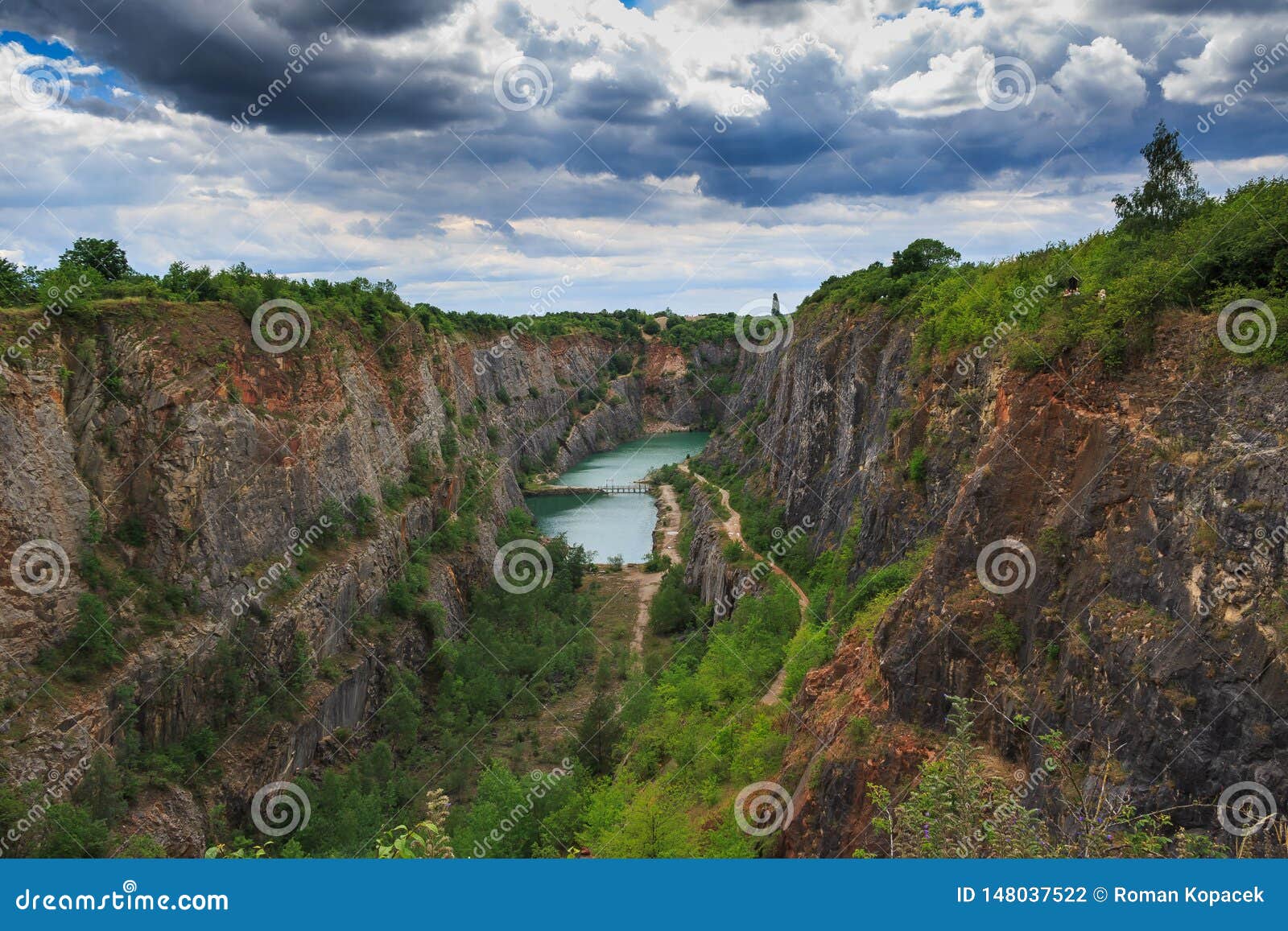 Stone quarry stock photo. Image of scene, rock, beauty - 148037522