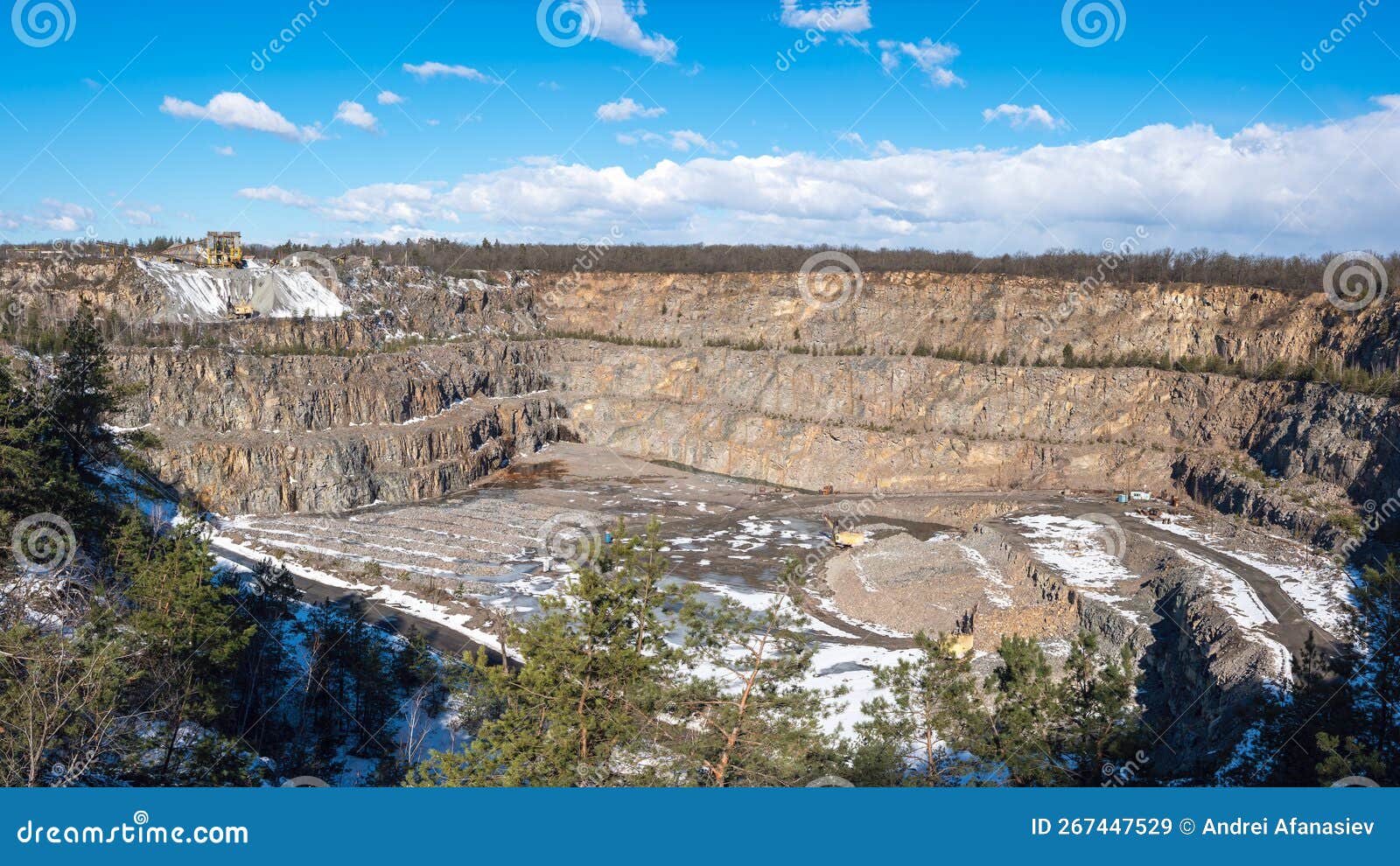 Stone Quarry for the Production of Crushed Stone and Gravel for Use in ...