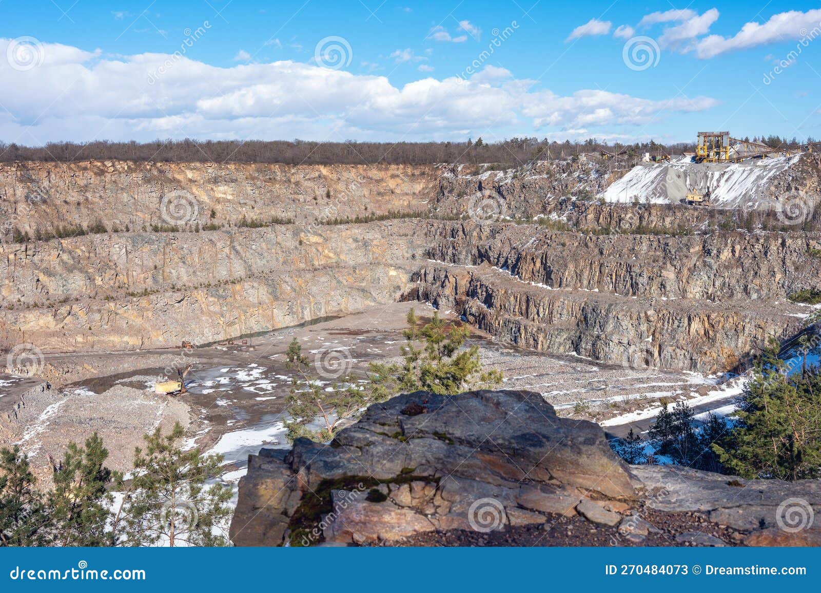 Stone Quarry for the Production of Crushed Stone and Gravel for Use in ...