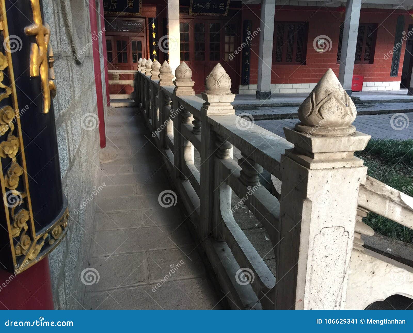 Stone railings stock image. Image of stone, typical - 106629341