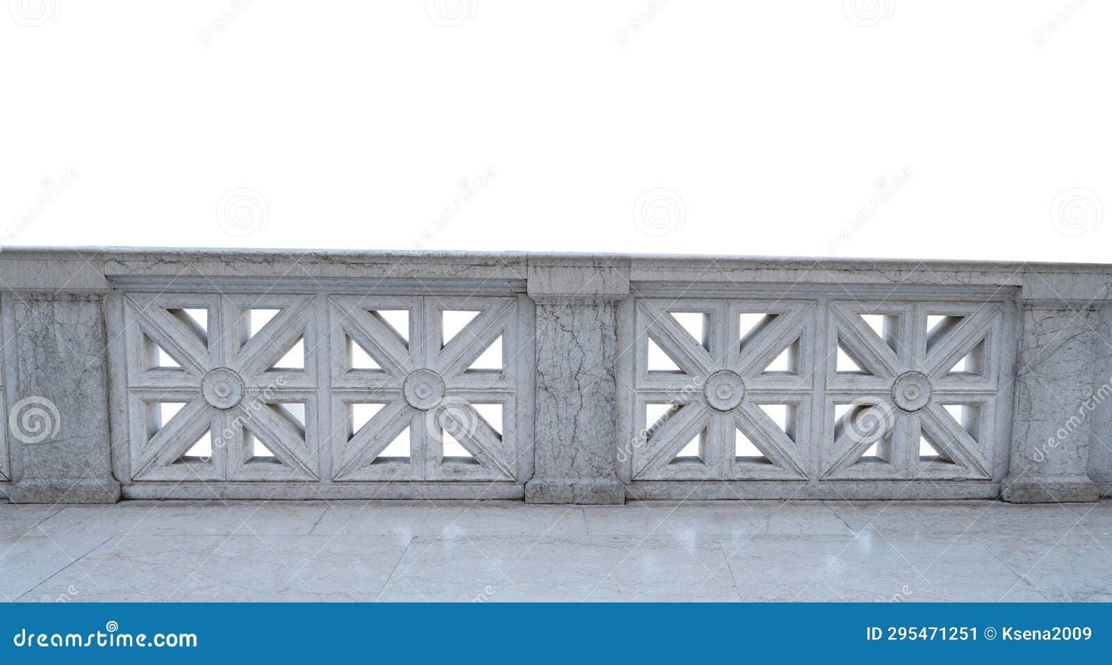 Stone railings in Rome stock image. Image of rome, background - 295471251