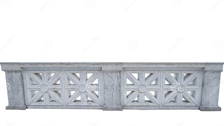 Stone railings in Rome stock image. Image of architecture - 295471259