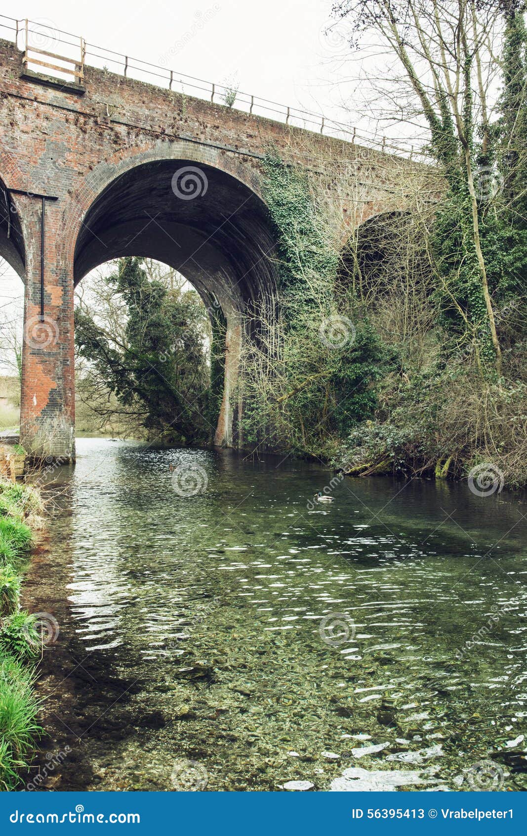 Stone Railway Bridge in England Stock Image - Image of architectural ...
