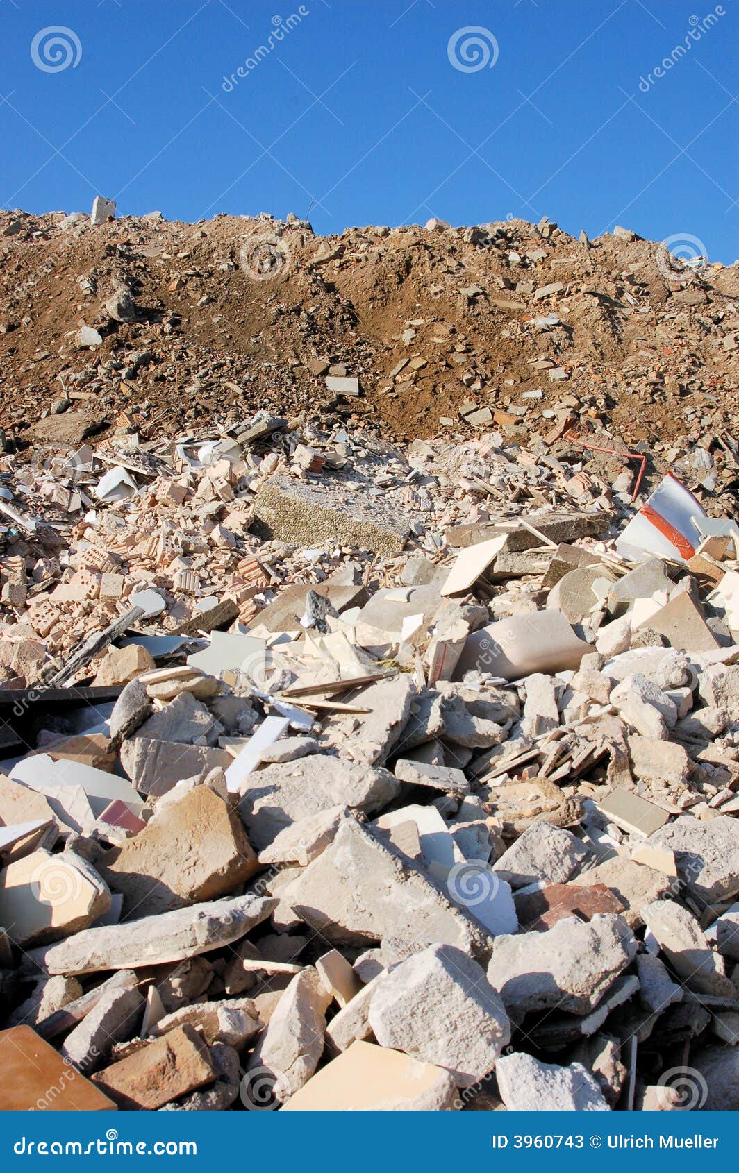 Stone recycling stock image. Image of garbage, stone, sand - 3960743