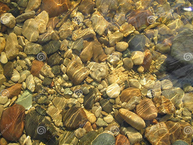 Stone river bed stock image. Image of lighting, floor - 5213485