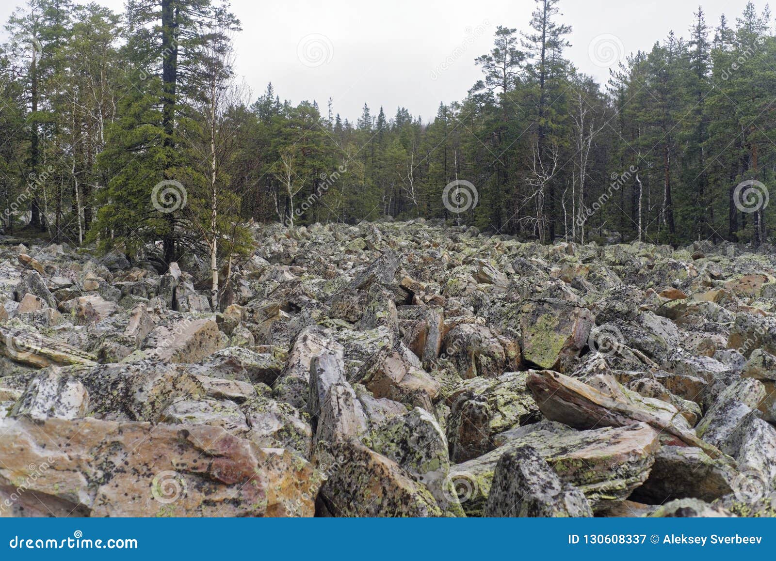 Stone River in Ural Mountains Stock Image - Image of fast, river: 130608337