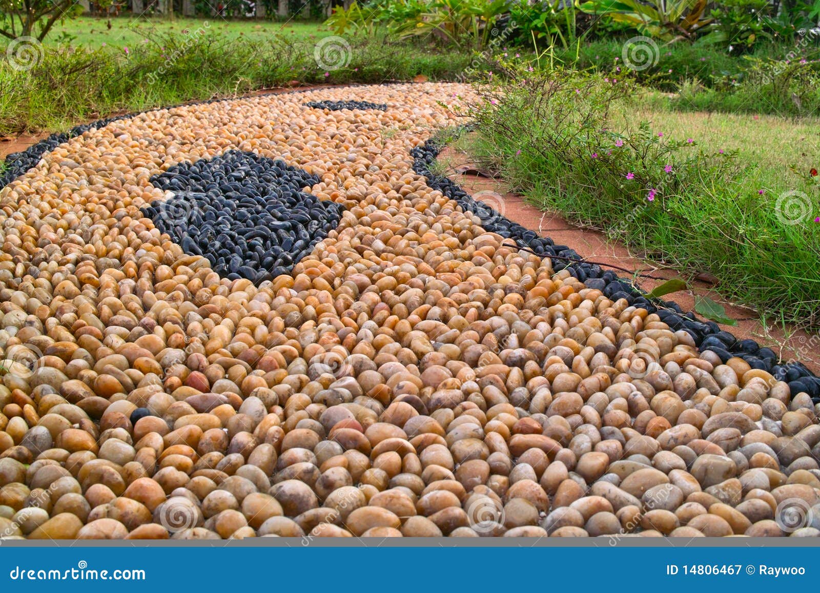 Stone road stock image. Image of path, turf, trail, curve - 14806467