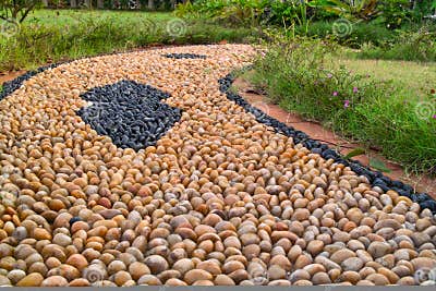 Stone road stock image. Image of path, turf, trail, curve - 14806467