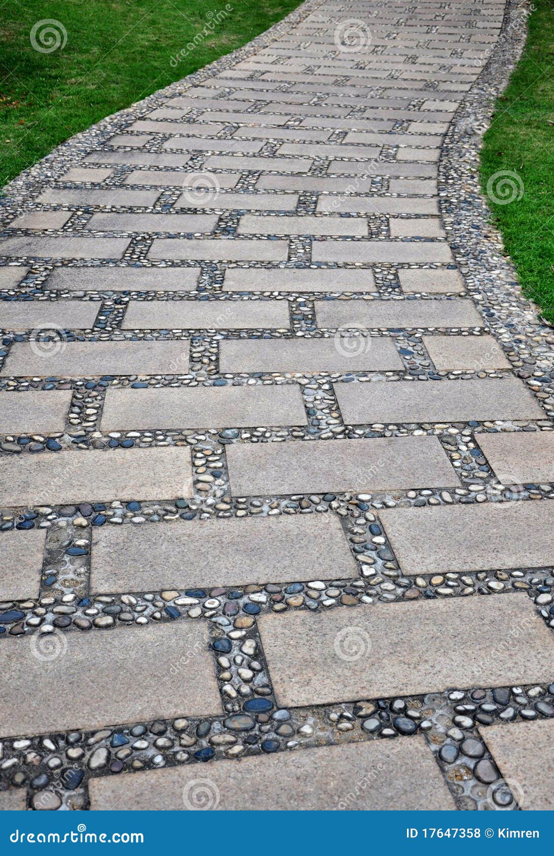 Stone road stock photo. Image of lifestyle, grass, green - 17647358