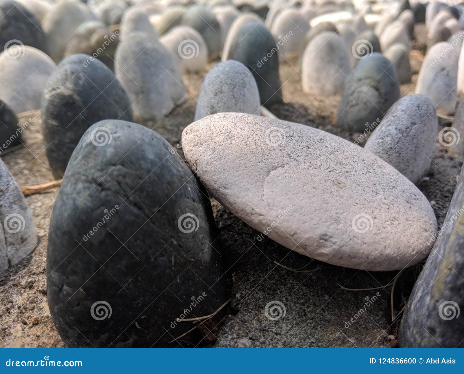 Stone on road stock photo. Image of road, stone, natutal - 124836600