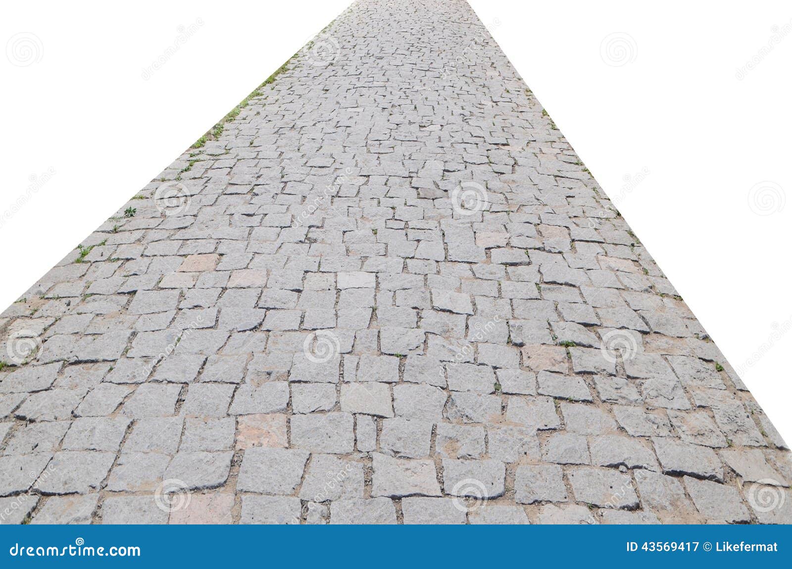 Stone road stock image. Image of rock, white, road, cobblestone - 43569417