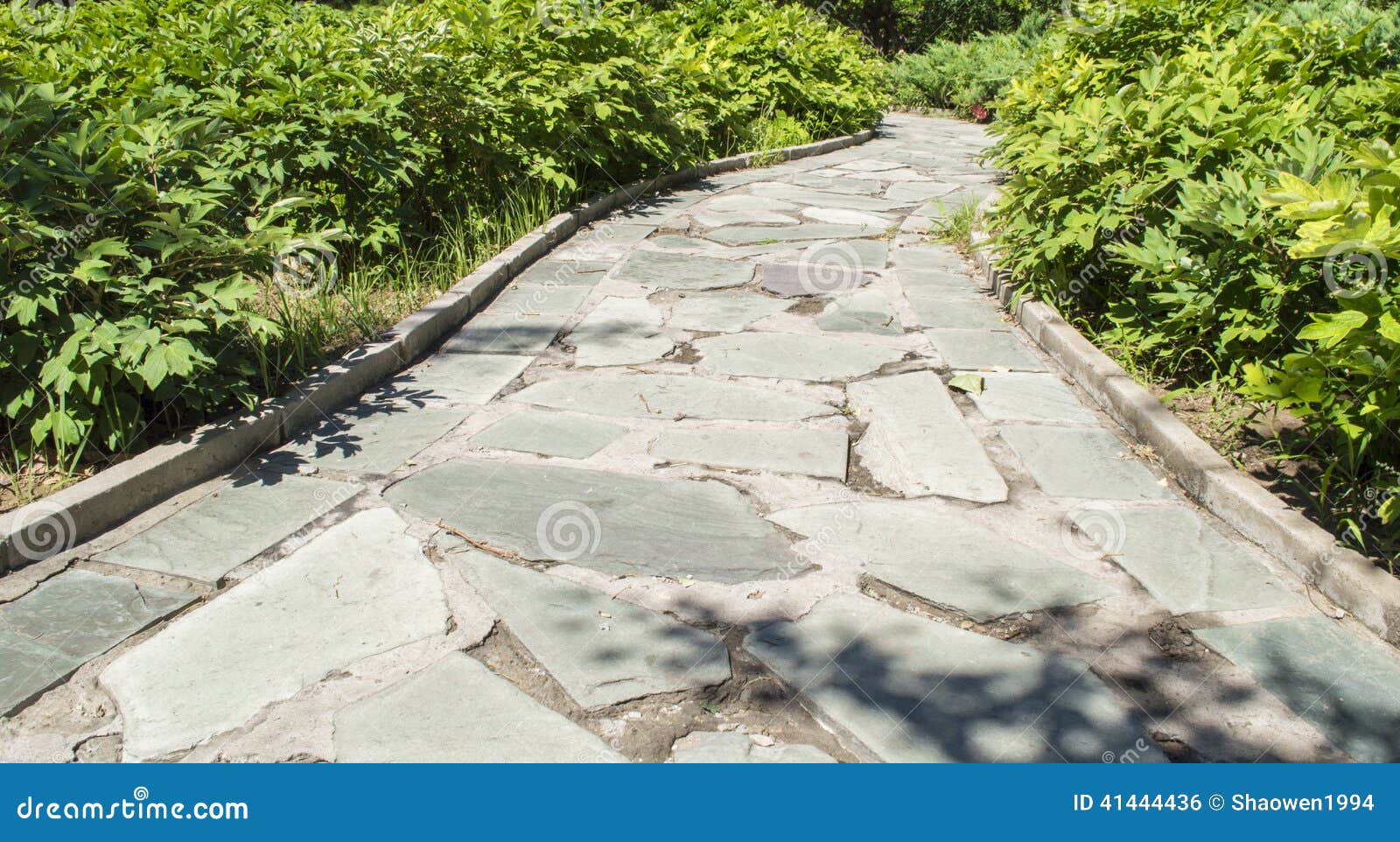 Stone road stock photo. Image of green, construction - 41444436