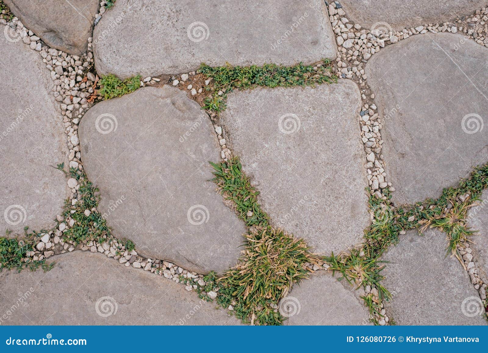 Stone road pattern stock photo. Image of full, ground - 126080726