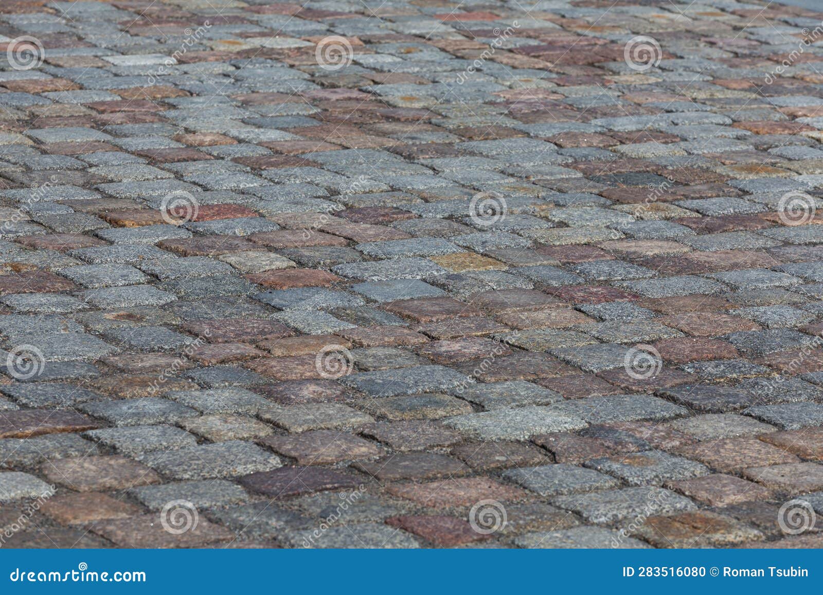 Stone road texture stock photo. Image of mosaic, pavement - 283516080